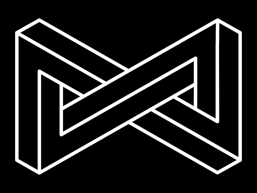 Free 3D Infinity Structure An Impossible Geometric Shape Logo Template ...