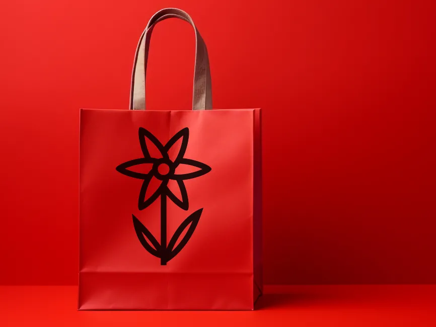 Download Linear Black Flower with Branch Logo Template Vector Online ...