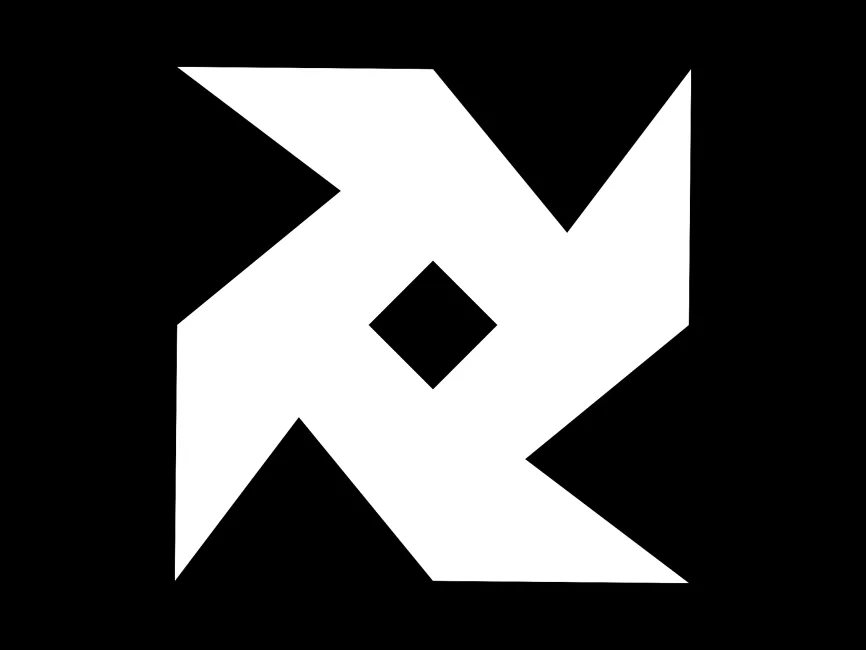 Free Abstract Black Tangram Geometric Shape Logo Template Vector ...