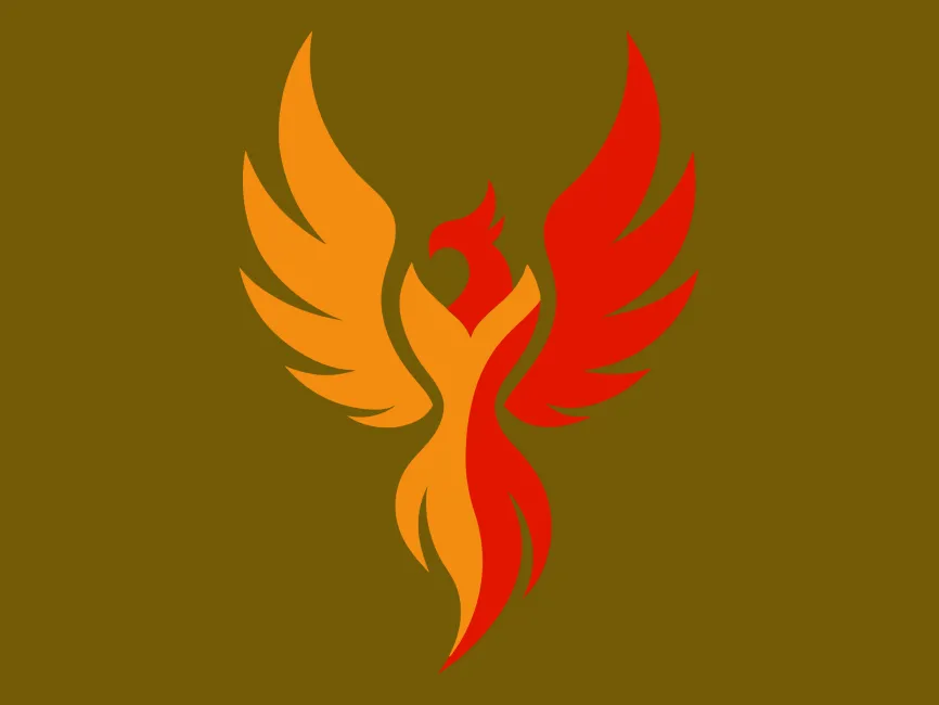 Abstract Colored Phoenix Logo Template Vector Image Download | Logowik