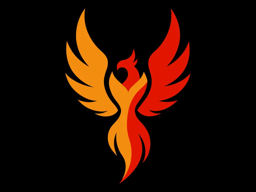 Abstract Colored Phoenix Logo Template Vector Image Download | Logowik