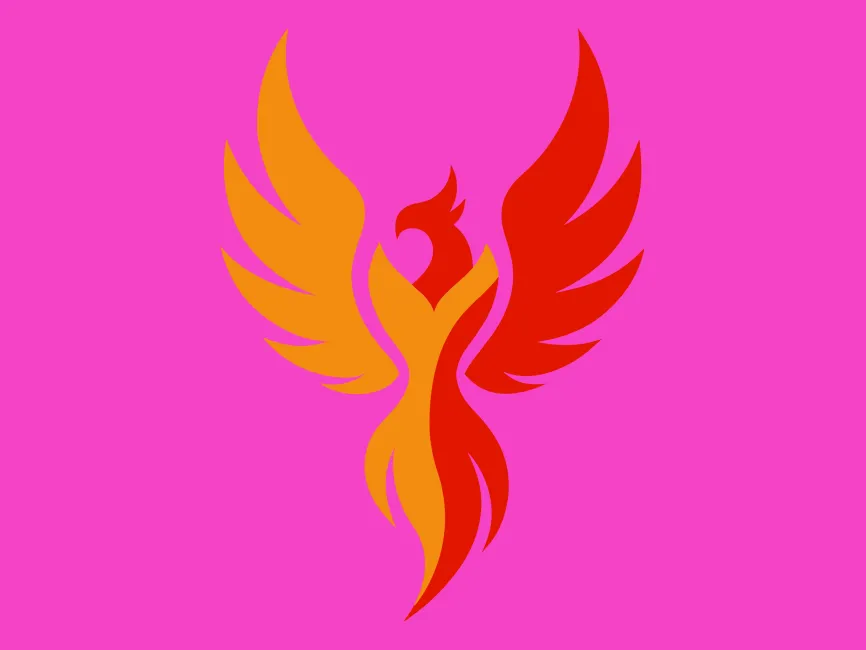 Abstract Colored Phoenix Logo Template Vector Image Download | Logowik