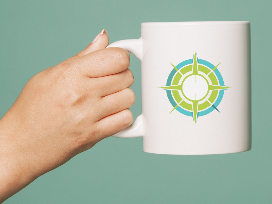 Download Abstract Compass Logo Template Vector Free | Logowik