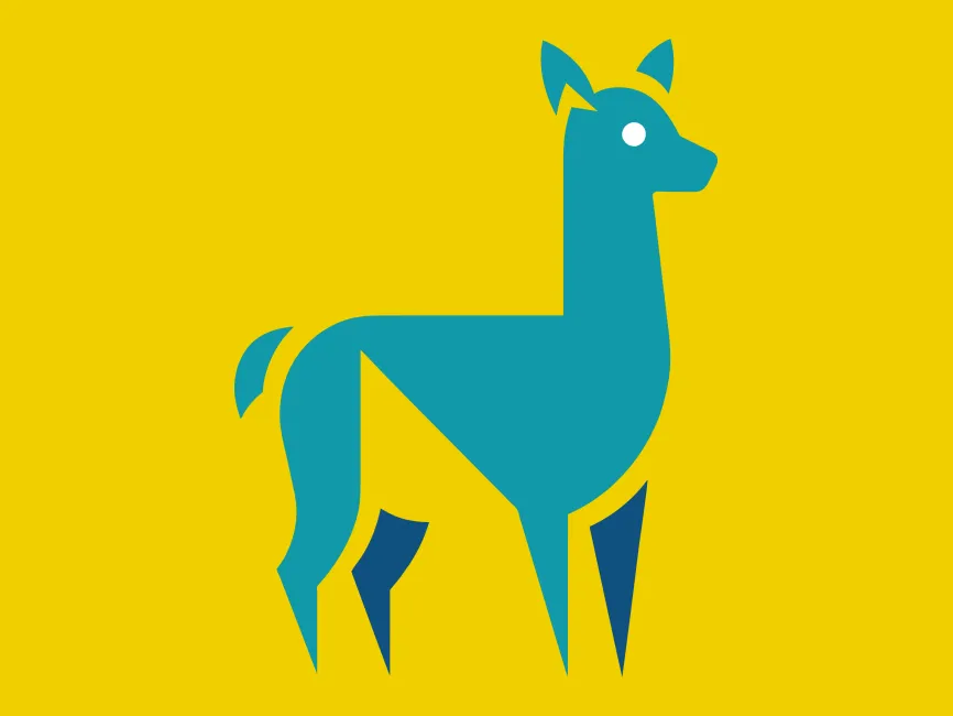 Abstract Green Alpaka Logo Template PNG vector in SVG, PDF, AI, CDR format