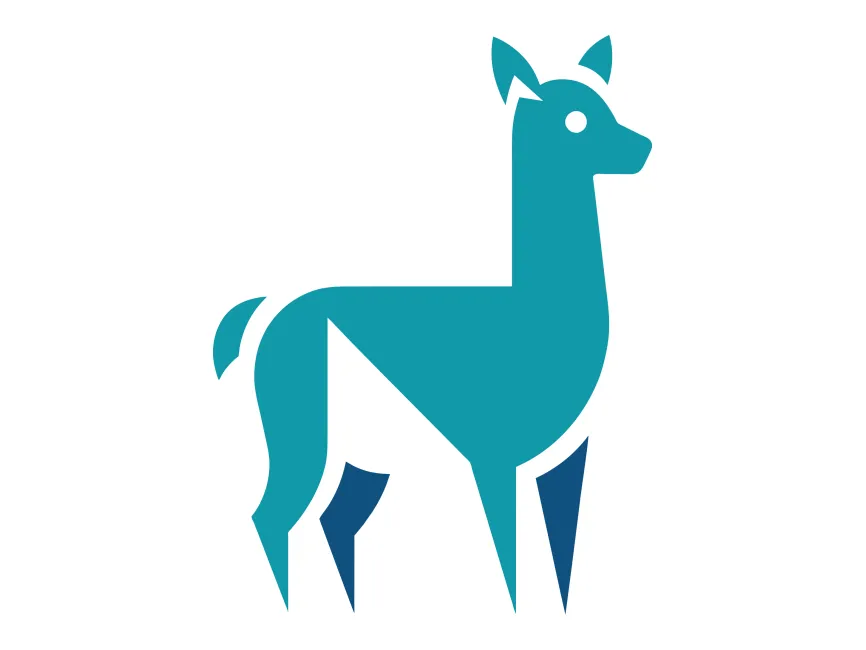 Abstract Green Alpaka Logo Template PNG vector in SVG, PDF, AI, CDR format