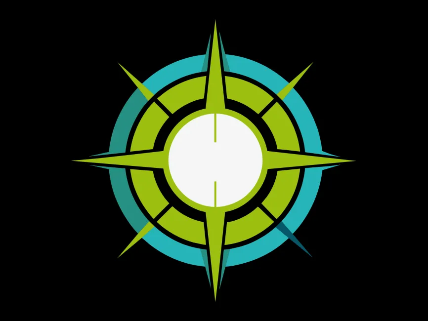 Download Abstract Compass Logo Template Vector Free | Logowik