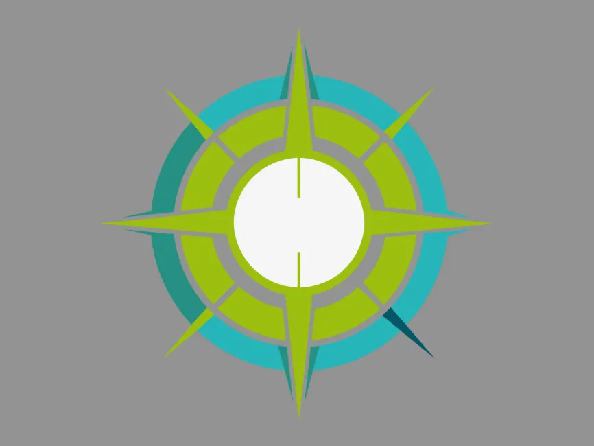 Download Abstract Compass Logo Template Vector Free | Logowik