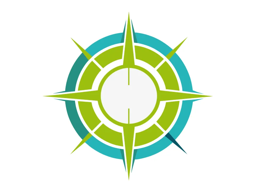 Download Abstract Compass Logo Template Vector Free | Logowik