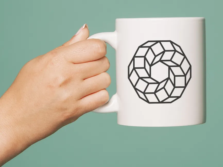 Geometric Polyhedron Futuristic Wireframe Logo Template Vector Files ...