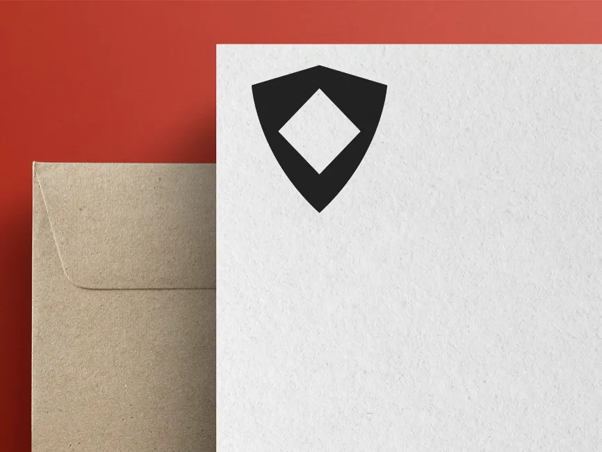 Abstract Geometric Shield Shape Logo Template Vector File Free Download ...