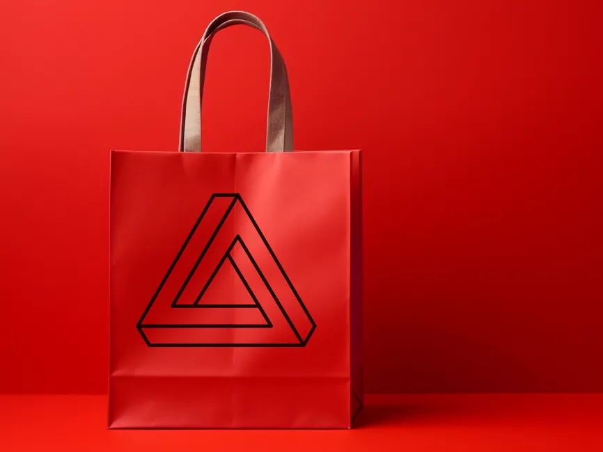 Linear Triangle 3D Shape Logo Template PNG vector in SVG, PDF, AI, CDR ...