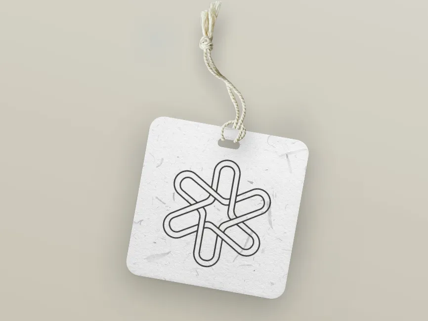 Interwoven Star Logo Template PNG vector in SVG, PDF, AI, CDR format