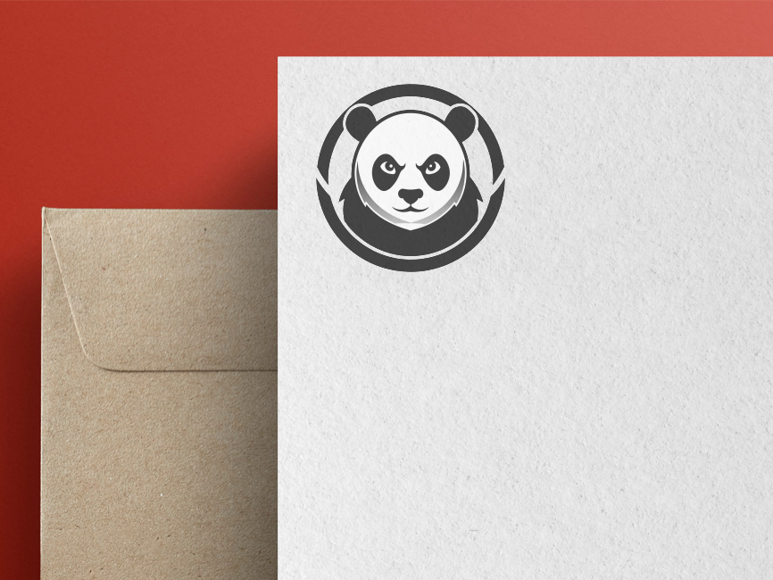 Angry Panda in Circle Logo Template Logo Vector Download | Logowik