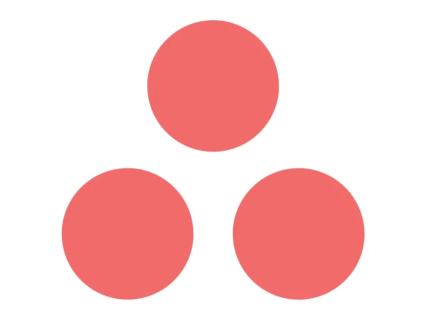 Asana Icon Logo PNG vector in SVG, PDF, AI, CDR format