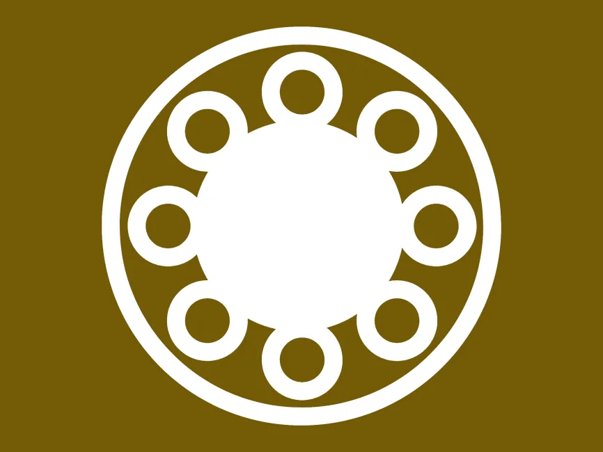 Bearing Circle Shape Logo Template PNG vector in SVG, PDF, AI, CDR format