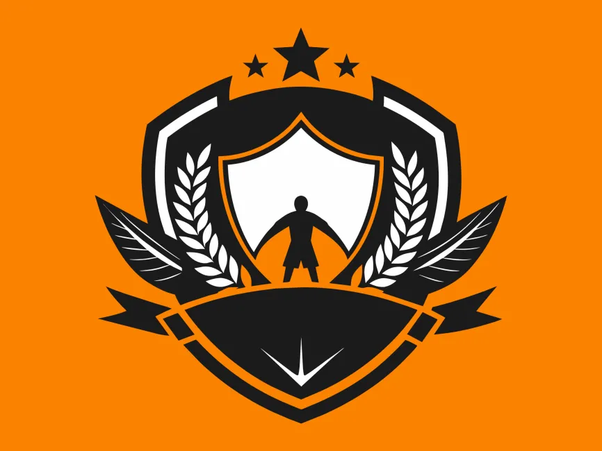 Black Football Team Sport Logo Template Vector Files Download | Logowik