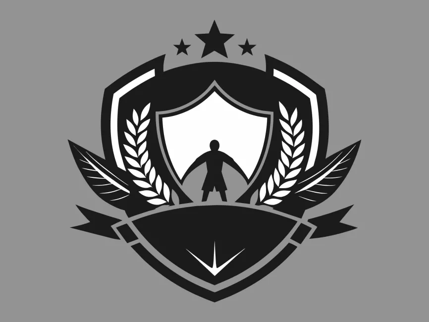 Black Football Team Sport Logo Template Vector Files Download | Logowik