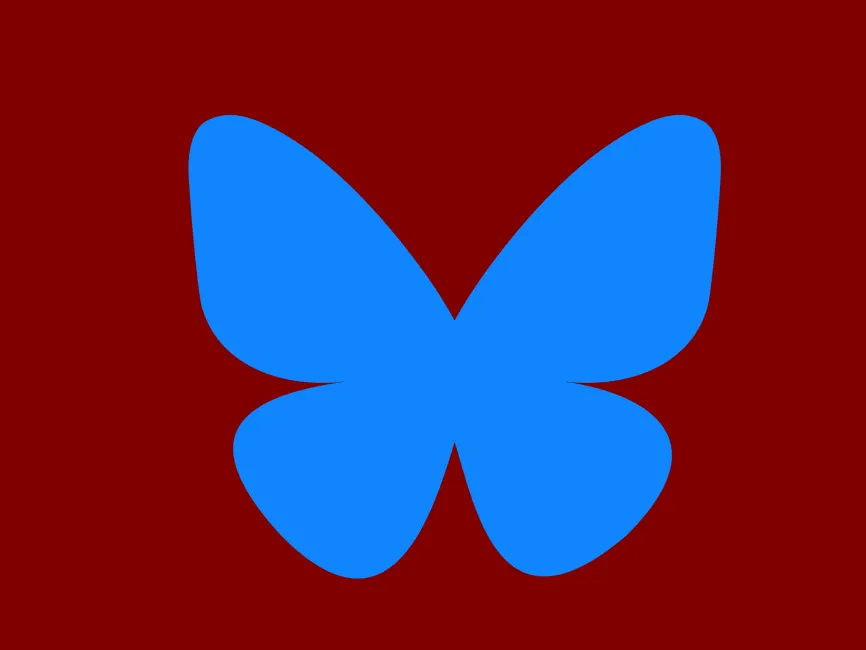 Download Bluesky Butterfly Icon Logo Vector Online | Logowik