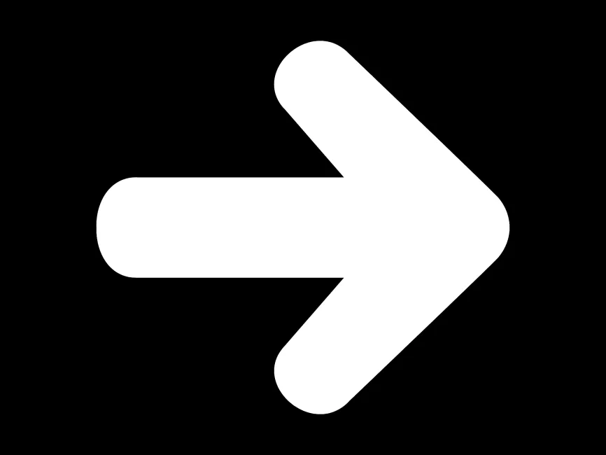 Bold Rounded Right Arrow Icon Vector File Download | Logowik