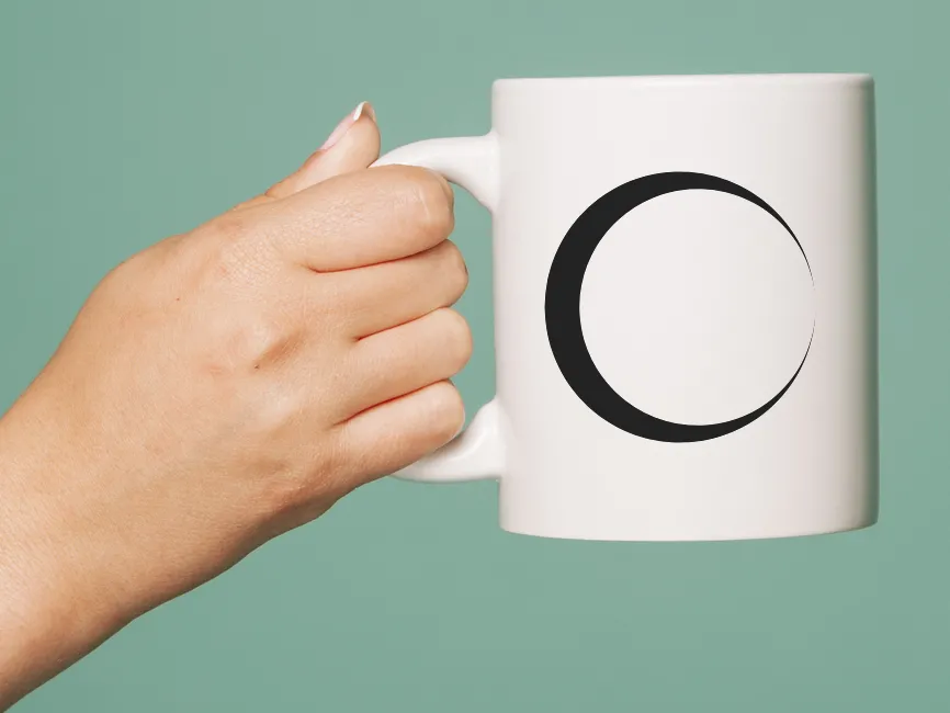 Crescent Orbit Shape Logo Template PNG vector in SVG, PDF, AI, CDR format