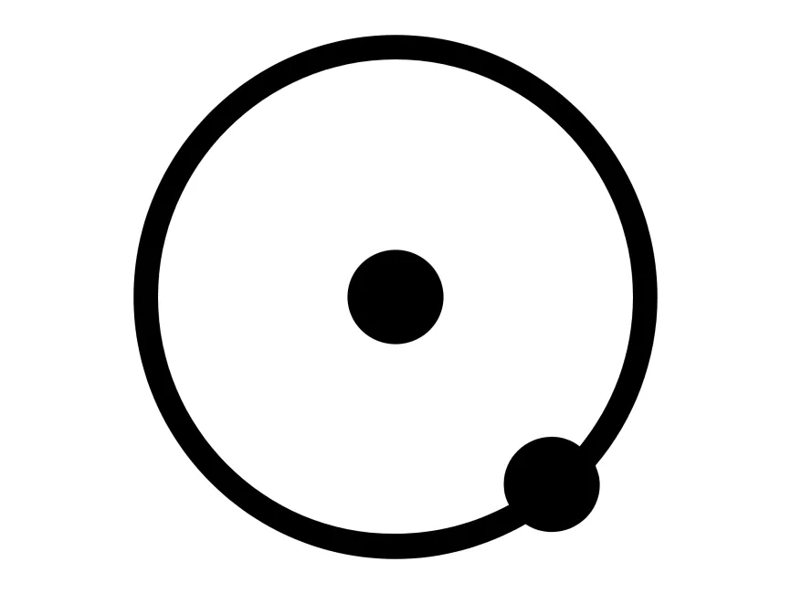 Circle in the Shape of Planet Orbit Logo Template PNG vector in SVG ...