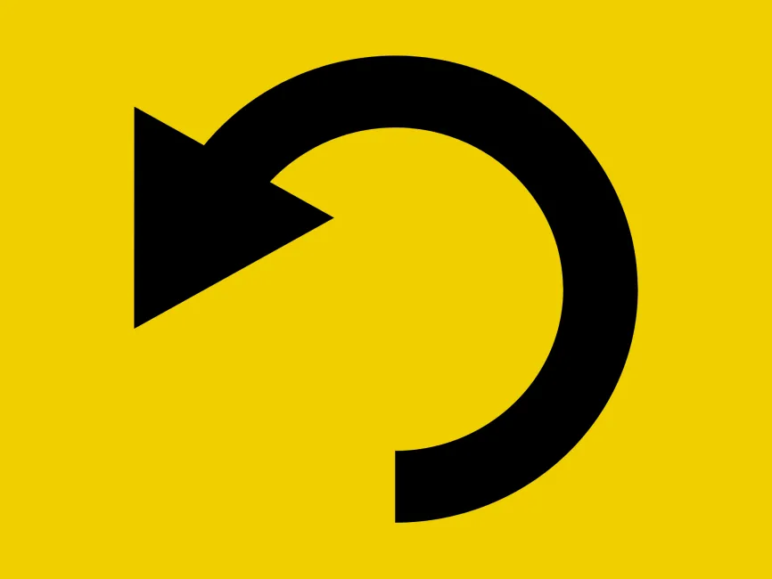 Download Circular Back Arrow Icon Vector Free | Logowik