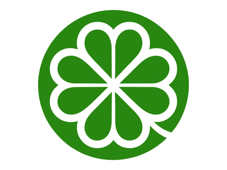 Clover Heart Shape Logo Template PNG vector in SVG, PDF, AI, CDR format