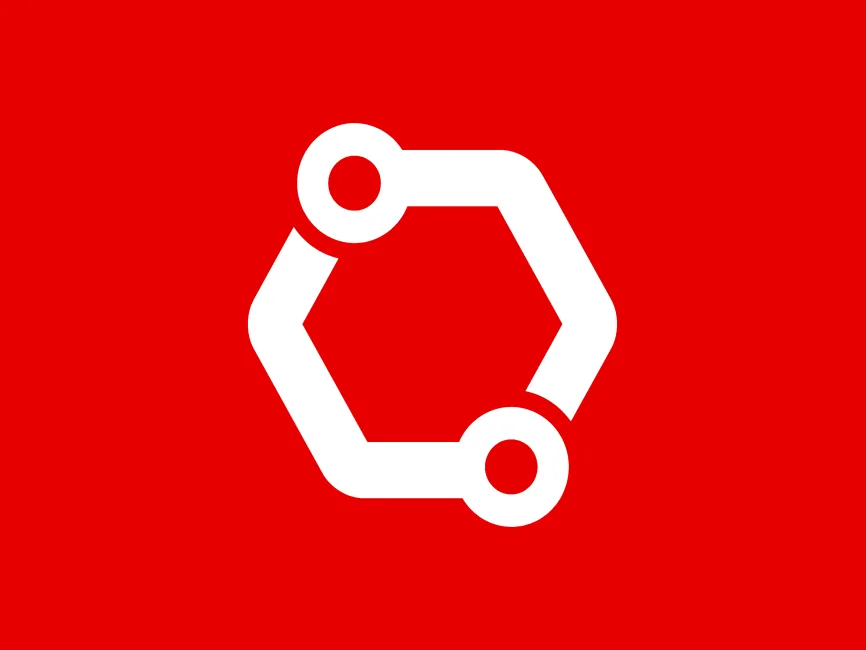 Download Connecting Hexagon Logo Template Vector Free | Logowik