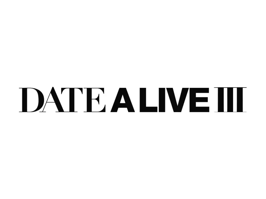 Date A Live III Wordmark Logo PNG vector in SVG, PDF, AI, CDR format