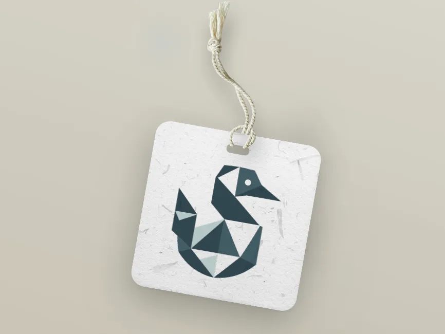 Geometric Duck Logo Template PNG vector in SVG, PDF, AI, CDR format