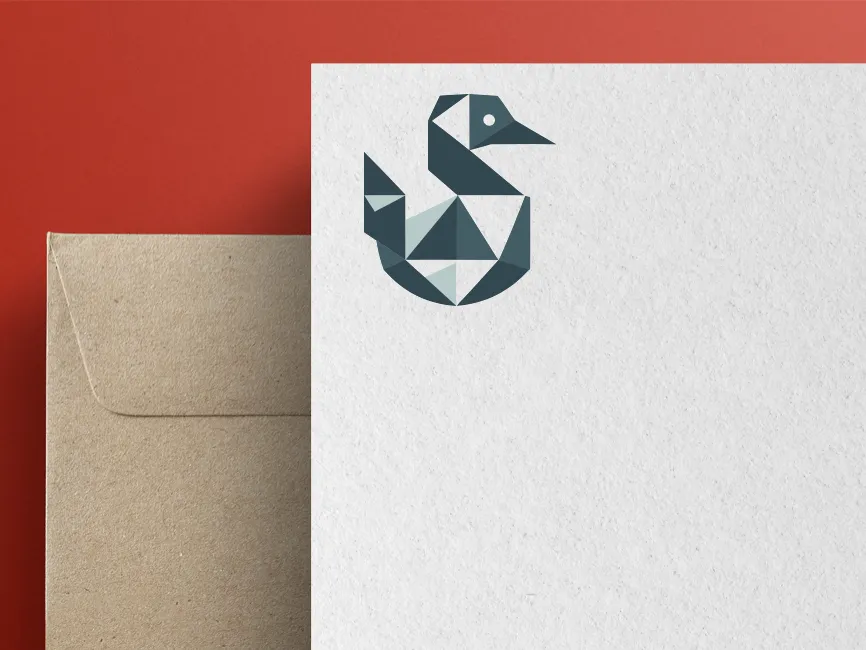 Geometric Duck Logo Template PNG vector in SVG, PDF, AI, CDR format