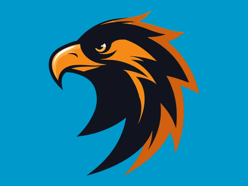 Eagle Head Side View Logo Template Vector Image Download | Logowik