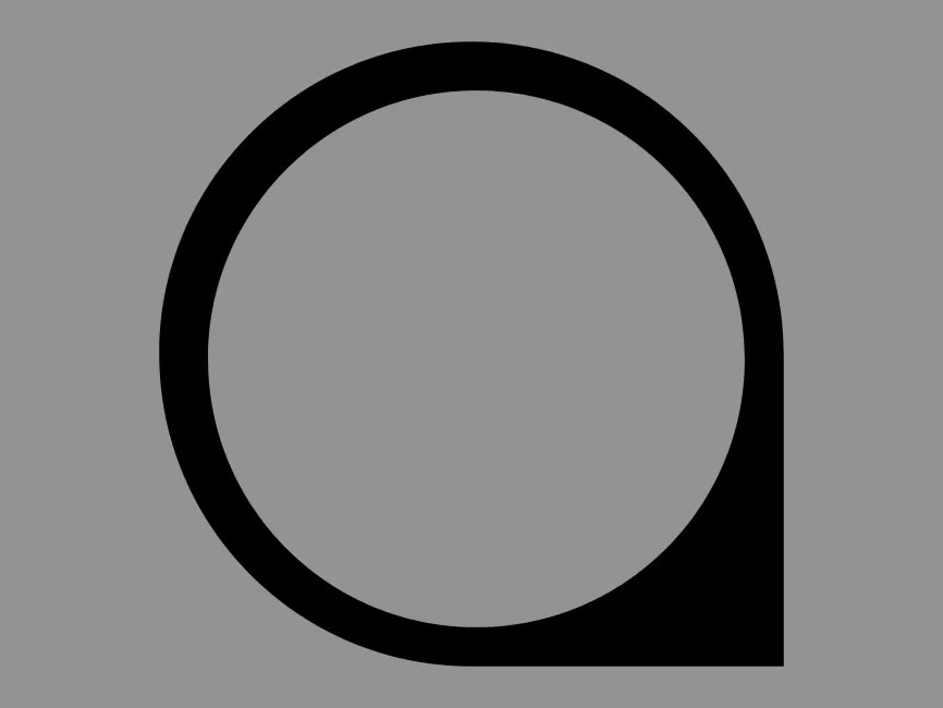 Flat Corner Circle Shape Logo Template Vector Files Download | Logowik