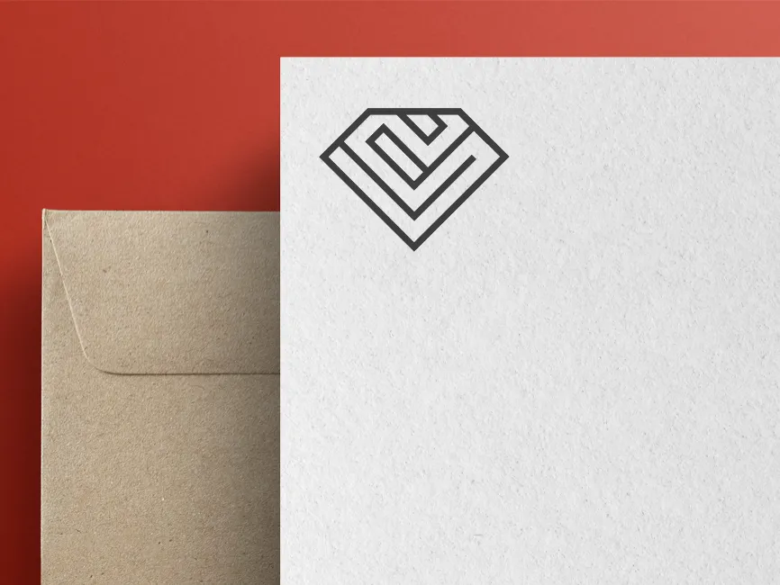 Diamond Shaped Geometric Shape Logo Template PNG vector in SVG, PDF, AI ...