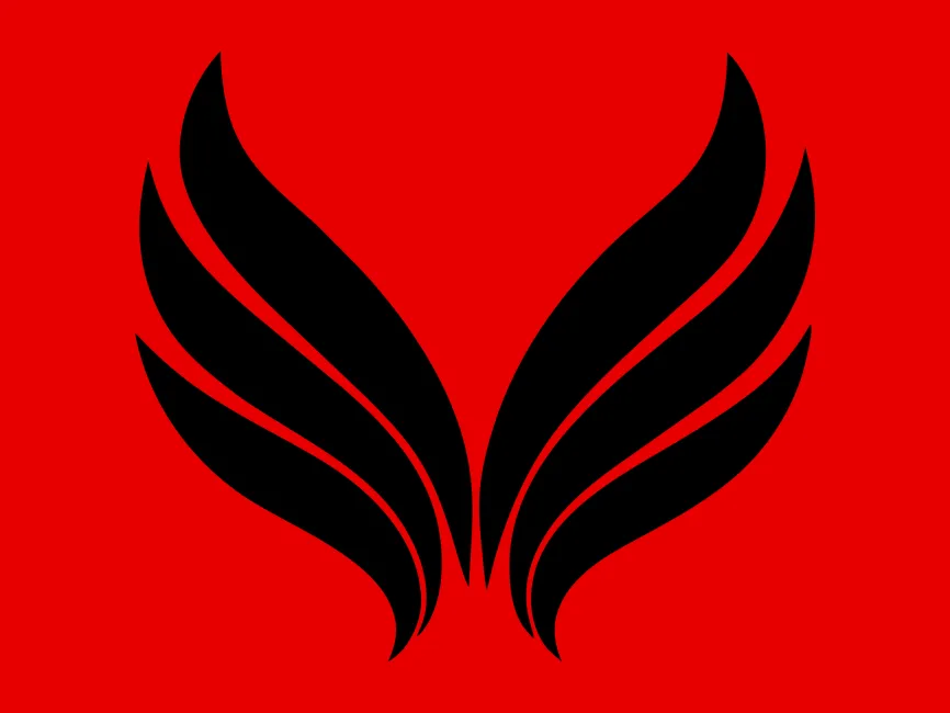 Geometric Wing Shape Logo Template PNG vector in SVG, PDF, AI, CDR format