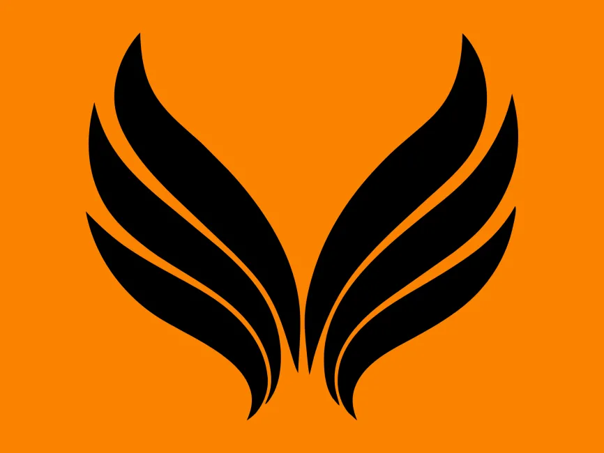 Geometric Wing Shape Logo Template PNG vector in SVG, PDF, AI, CDR format