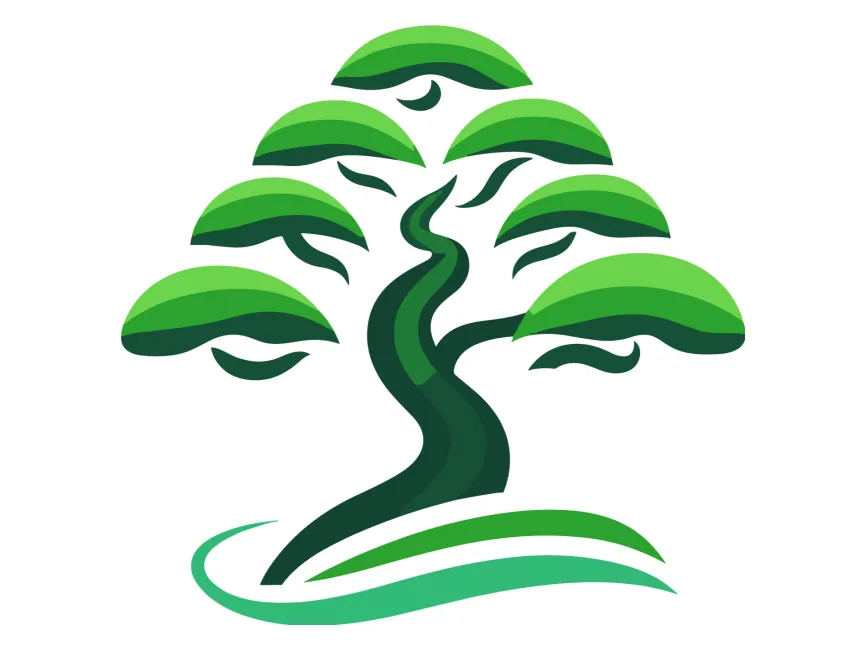 Green Abstract Tree Design Logo Template PNG vector in SVG, PDF, AI ...