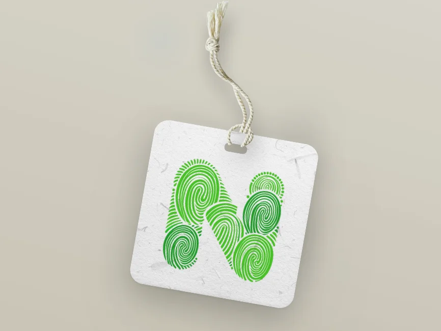 Green Letter N Design Logo Template PNG vector in SVG, PDF, AI, CDR format