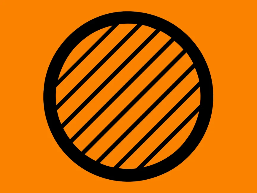 Grill View Sliced Circle Logo Template PNG vector in SVG, PDF, AI, CDR ...