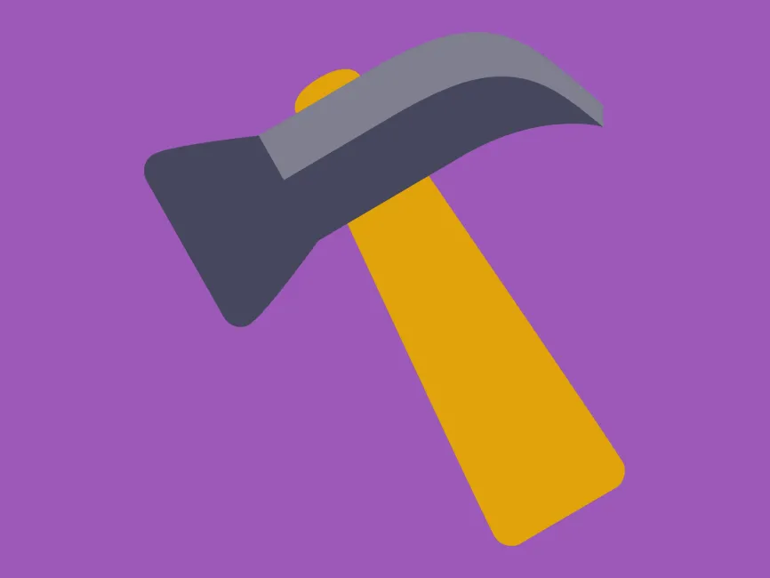 Hammer Emoji Icon Vector File Free Download | Logowik