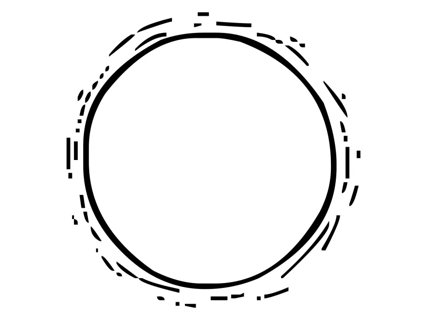 Download Hand Drawn Circle Logo Template Vector Online | Logowik