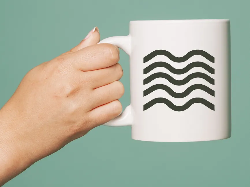 Horizontal Wavy Lines Logo Template PNG vector in SVG, PDF, AI, CDR format