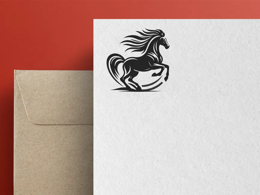 Download Fierce Stallion Horse Logo Template Vector Online | Logowik