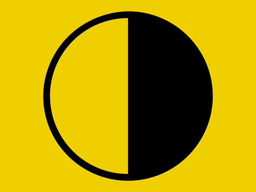 Last Quarter Half Moon Logo Template PNG vector in SVG, PDF, AI, CDR format