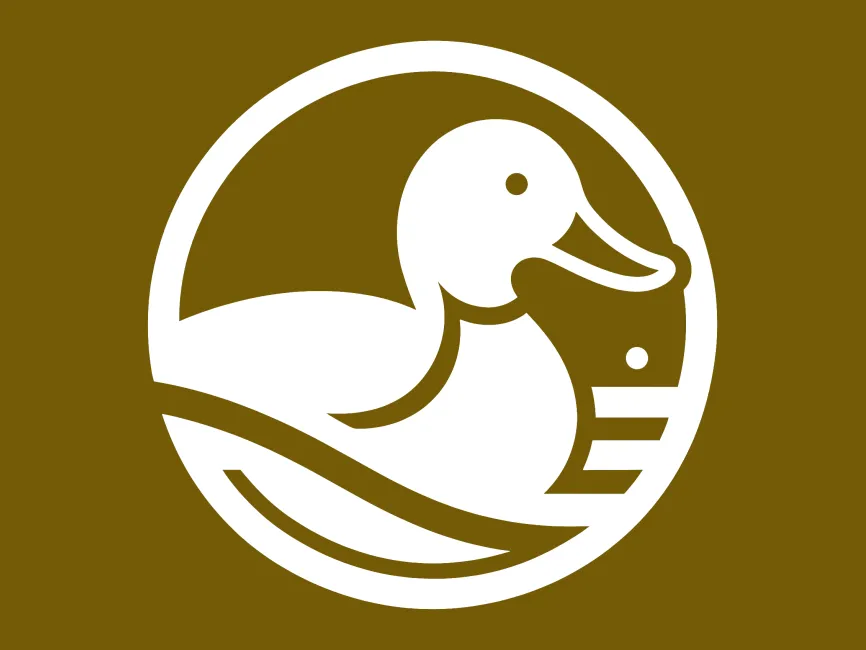 Minimal Duck Illustration Design Logo Template Vector Files Download ...