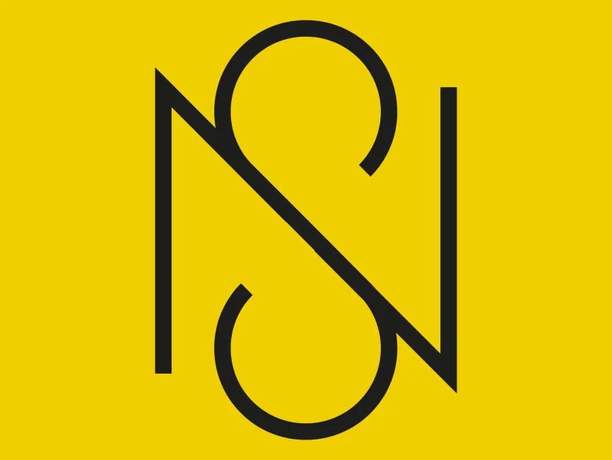 Minimalist NS Monogram Logo Template Vector Free Download | Logowik