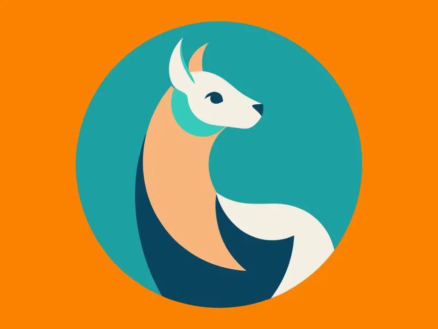 Modern Alpaka in Green Circle Logo Template Vector Download | Logowik