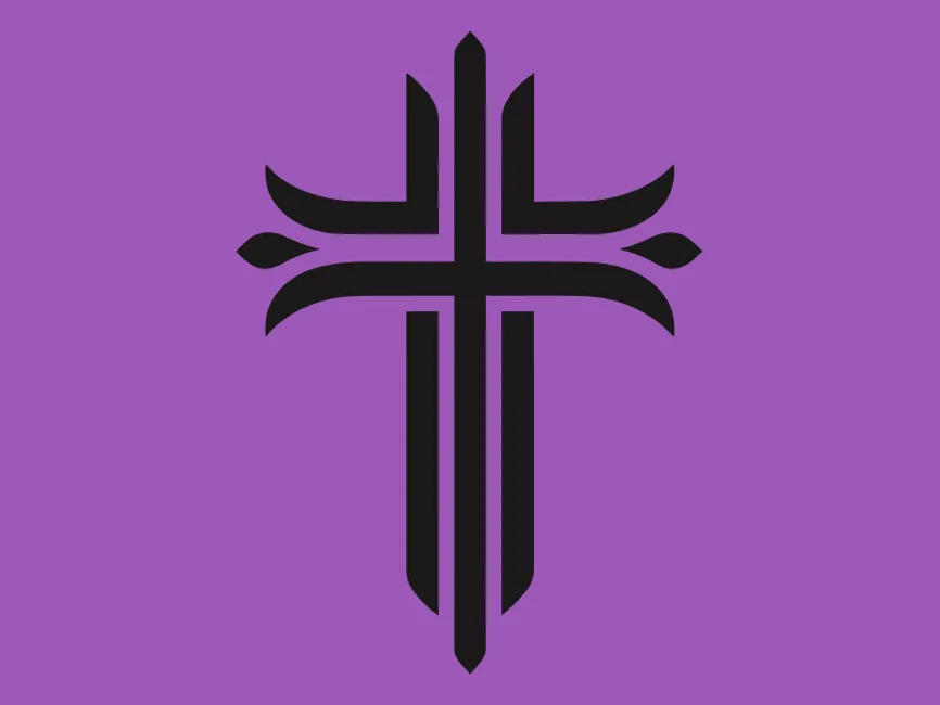 Modern Black Christian Cross Logo Template Vector File Free Download ...