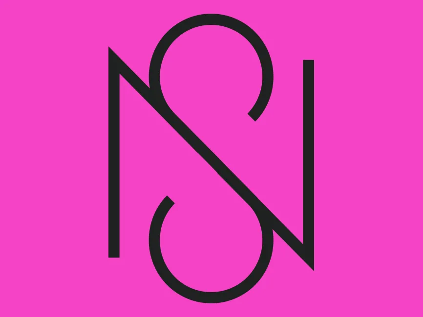 Modern NS Letters Logo Template PNG vector in SVG, PDF, AI, CDR format