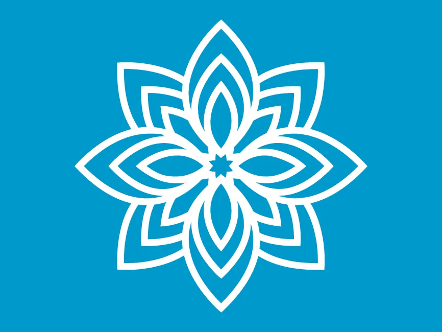 Nested Flower Shape Design Logo Template PNG vector in SVG, PDF, AI ...